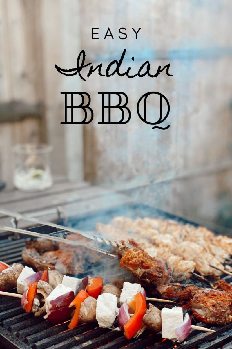 INDIAN INSPIRED BBQ // CHICKEN KEBABS WITH PANEER, MANGO SALSA ...